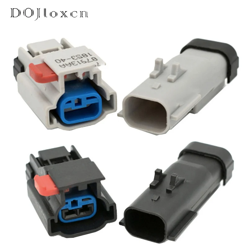 1-5-10-20-50-Sets-2-Pin-FCI-Dehphi-Headlight-Socket-Electric-Waterproof ...