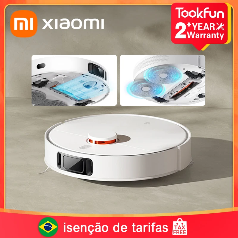 Xiaomi Mijia Robot Mop 3S para Casa, Varrer e Poeira, Sucção Ciclone ...