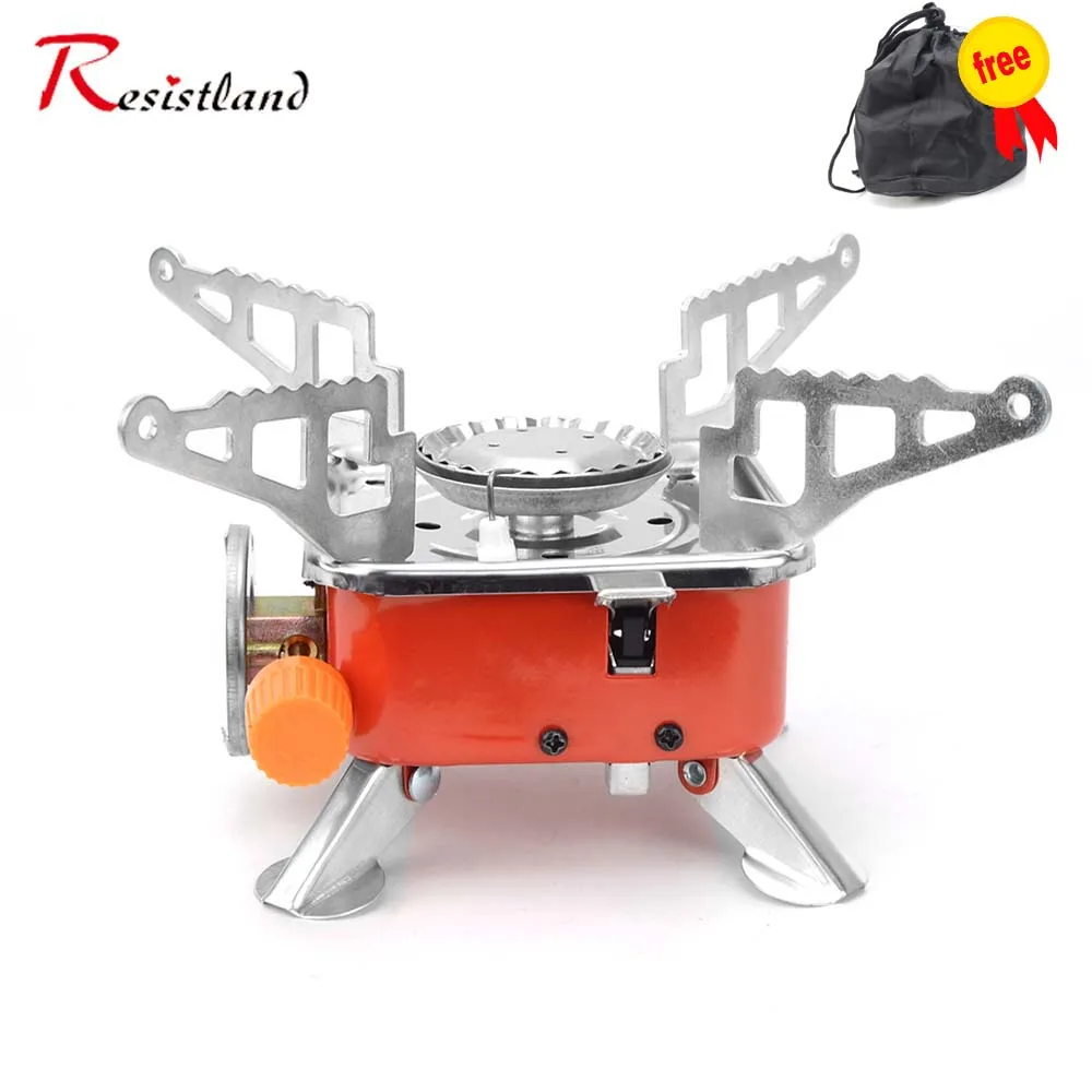 Outdoor-Mini-Square-Stove-Portable-Folding-Gas-Stove-Card-Camping ...