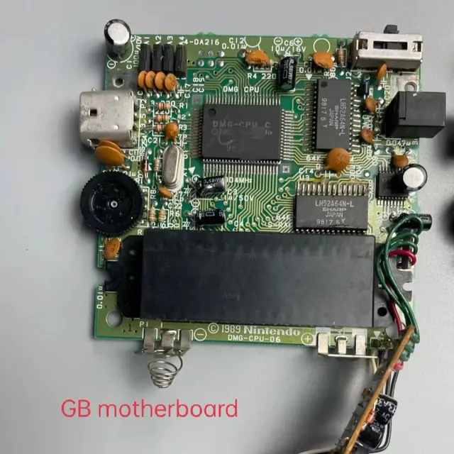 Original PCB Plate Main Board For Game Boy GB DMG 01 Motherboard CPU Used