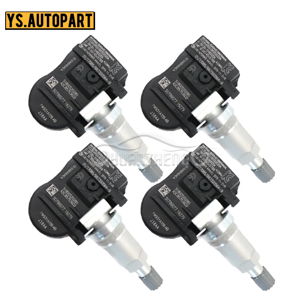 Fw93-1a159-ab Car Tpms Tire Tyre Pressure Monitoring System Sensor For ...