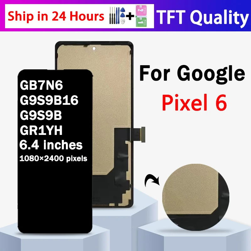 TFT Screen for Google Pixel 6 Lcd Display Digital Touch Screen with ...