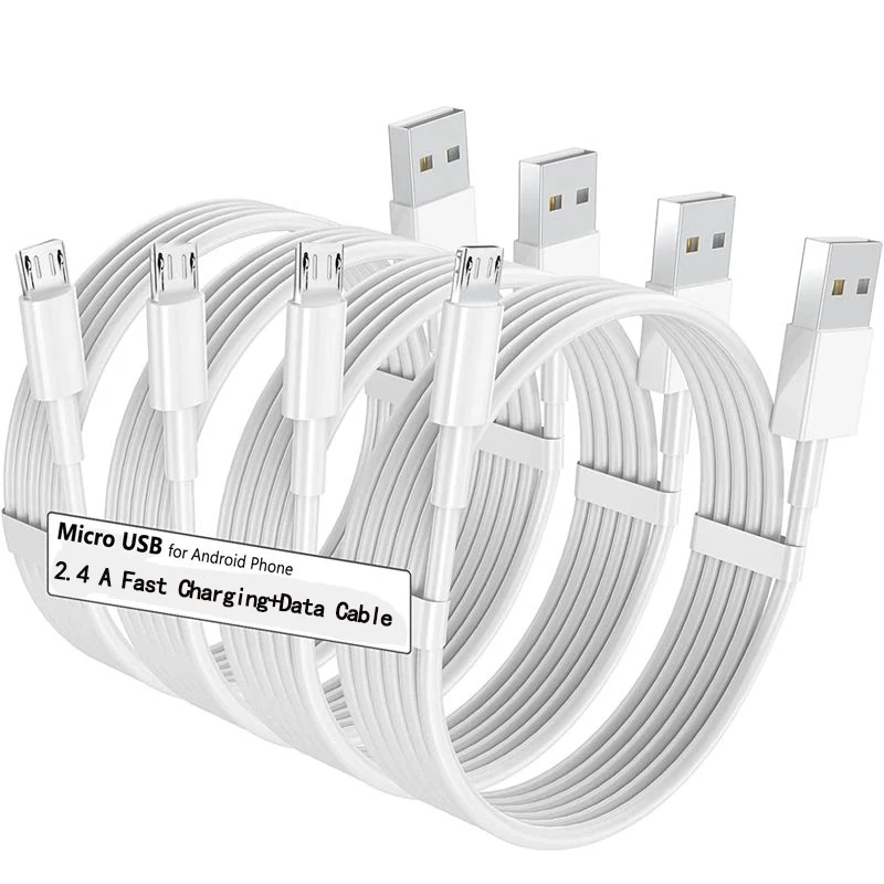 2-4A-TPE-Micro-USB-Fast-Charging-Data-Cable-V8-Android-Mobile-Cell ...