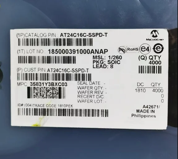 5-100pcs-AT24C16C-SSPD-T-AT24C16C-SSPD-AT24C16C-SOIC8-100-New-And ...