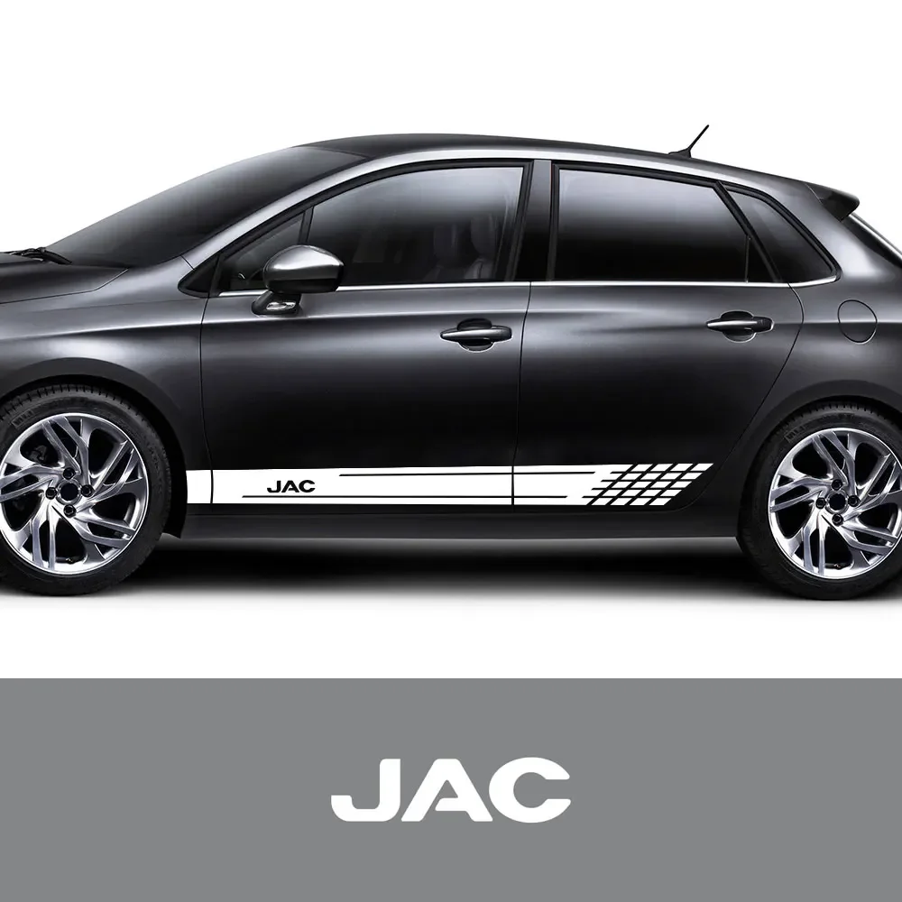 2PCS-Car-Door-Side-Stickers-Long-Strip-Vinyl-Film-Decals-Auto-Decor ...