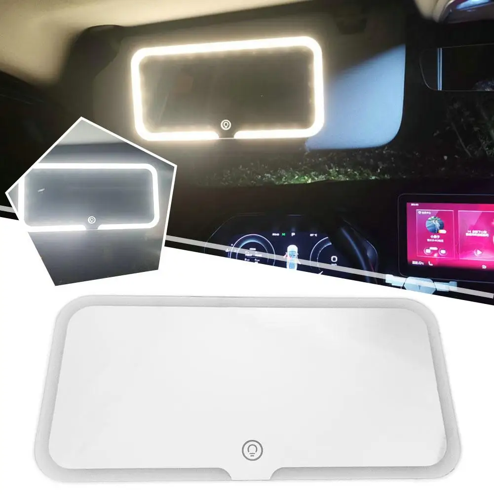 3-Led-Light-Modes-Stepless-Dimming-Visor-Makeup-Mirror-Vanity-Mirror ...