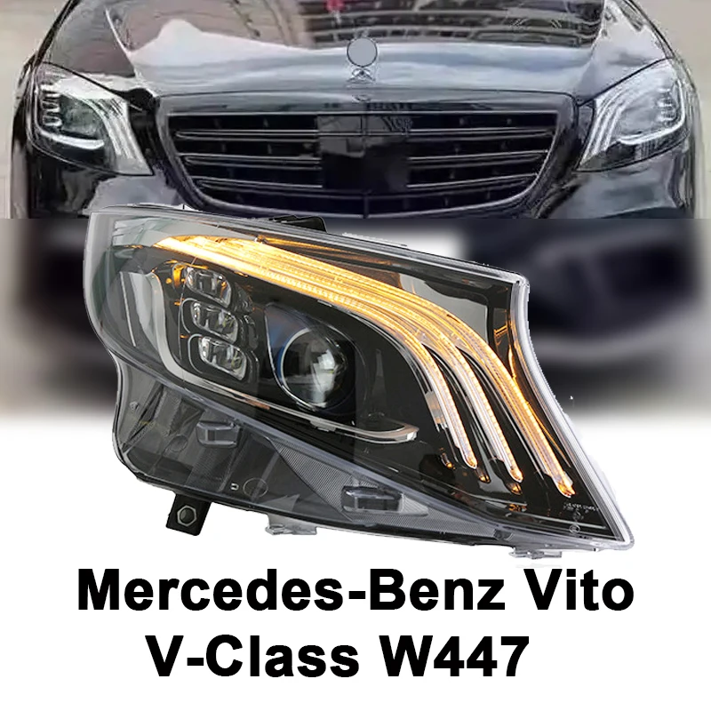 Headlight-Assembly-For-Mercedes-Benz-Vito-V-Class-W447-2016-2023-LED ...
