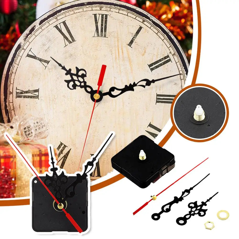 Set Silent Clock Movement Mechanism Quartz Clockwork with Needles Hands ...