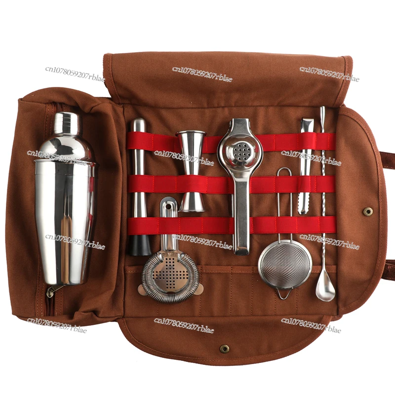 New-Stainless-Steel-Cocktail-Cocktail-Shaker-Storage-Bag-Suit-Outdoors ...