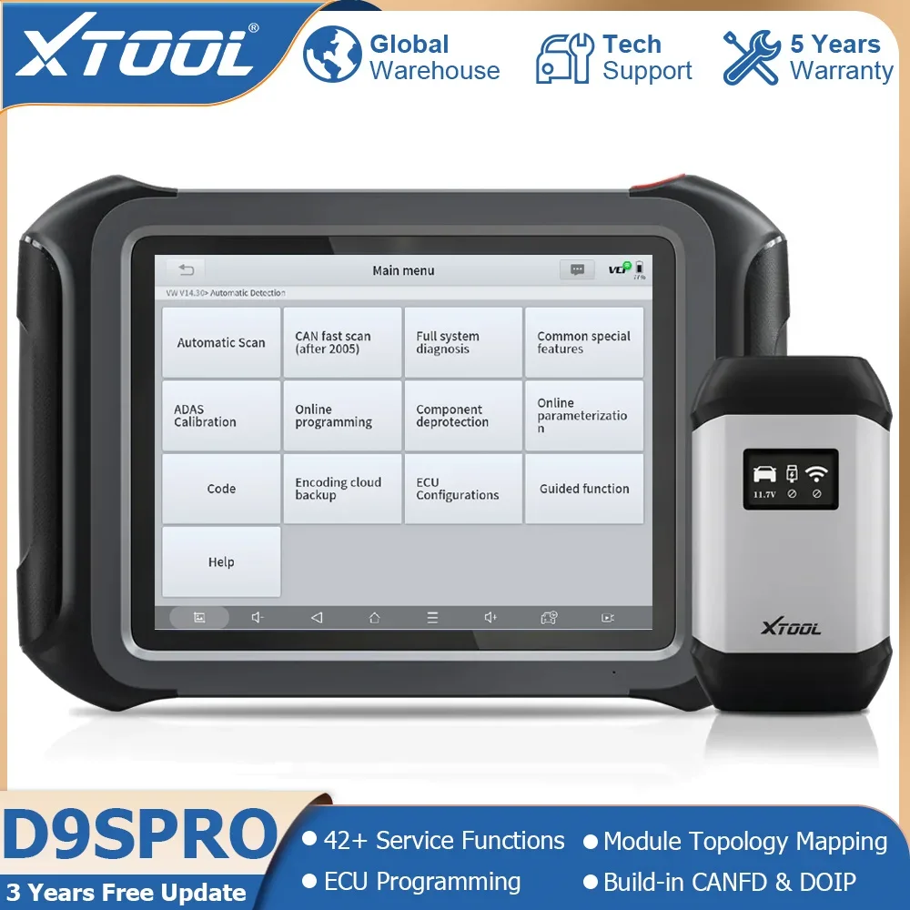 XTOOL-D9SPRO-WIFI-Diagnostic-Tool-Topology-Mapping-ECU-Coding ...