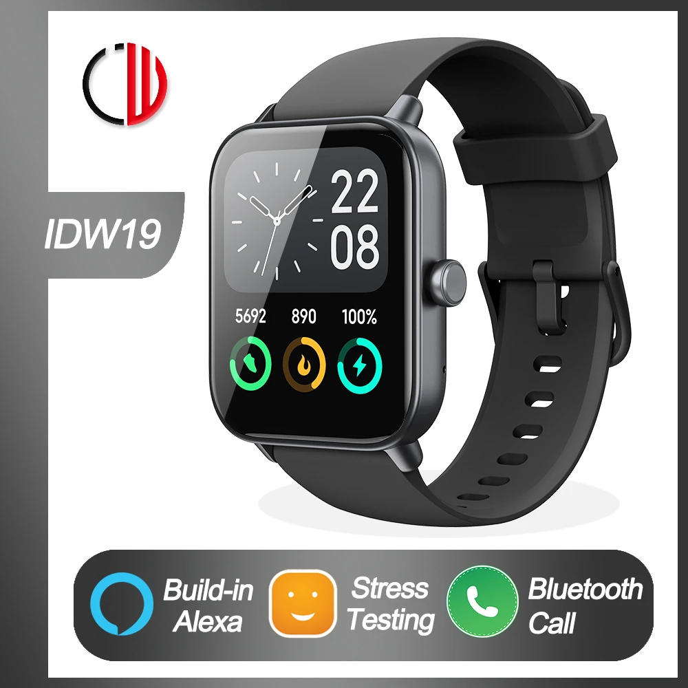 ZZYSMART IDW19 Smart Watch 2023 New Man Woman Bluetooth Call Stress ...