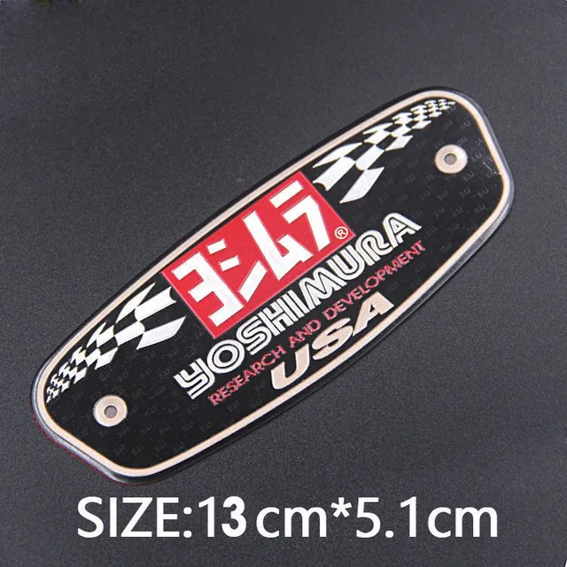 New Logo Exhaust Yoshimura Motocycle Aluminium Decal