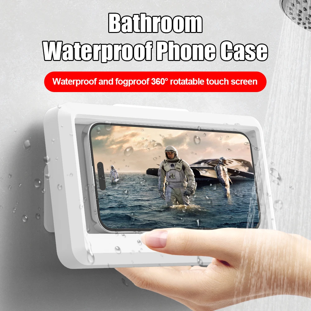 New-Design-Retractable-Rotating-Bathroom-Waterproof-Mobile-Phone-Box ...
