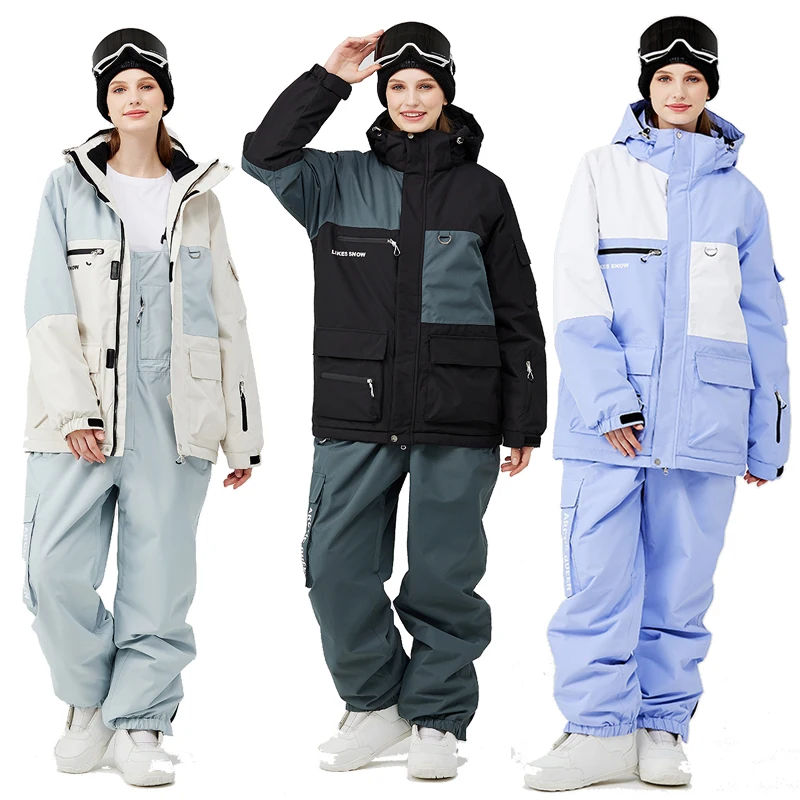 Fashion, Men and Women Ski Clothes, Snowboarding Suit Sets, Snow Ski ...