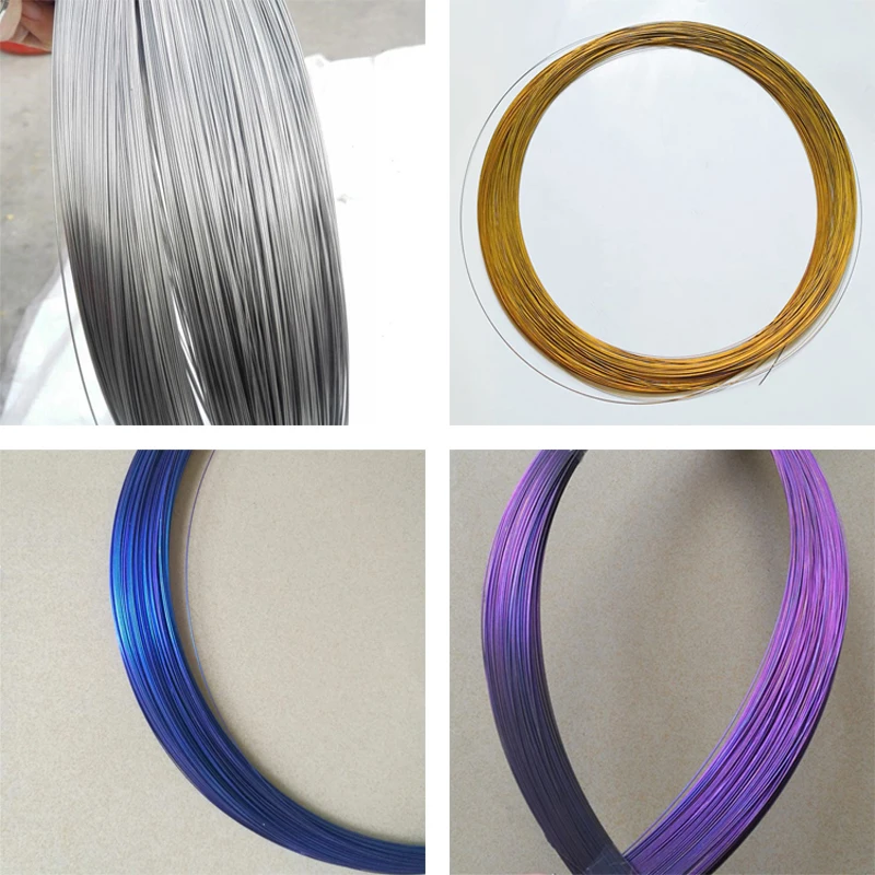 2M-silver-blue-purple-gold-Nitinol-Wire-Chromel-0-6-1-5mm-Nickel ...