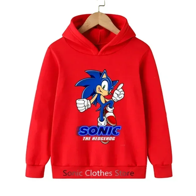 Sudadera con capucha de Sonic para niños y niñas, suéter con capucha de ...