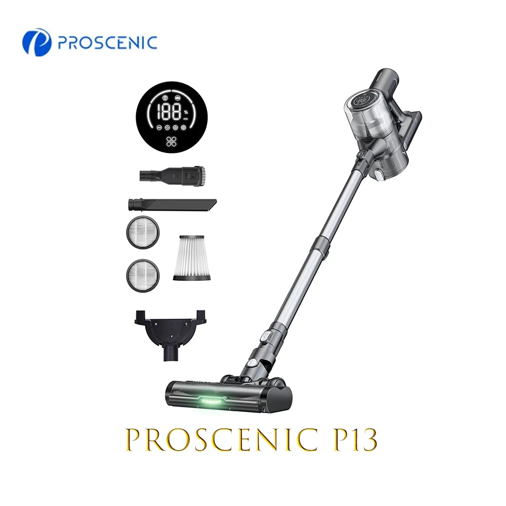 Proscenic-P13-Cordless-Vacuum-Cleaner-35Kpa-Suction-Stick-Vacuum-with ...