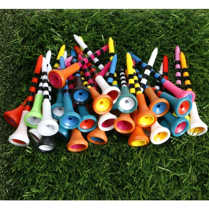 50Pcs Upgrade Unbreakable 83mm Big Cup Plastic Golf Tees 70/88mm Reduce ...
