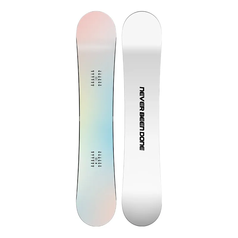 Plain White Snowboard