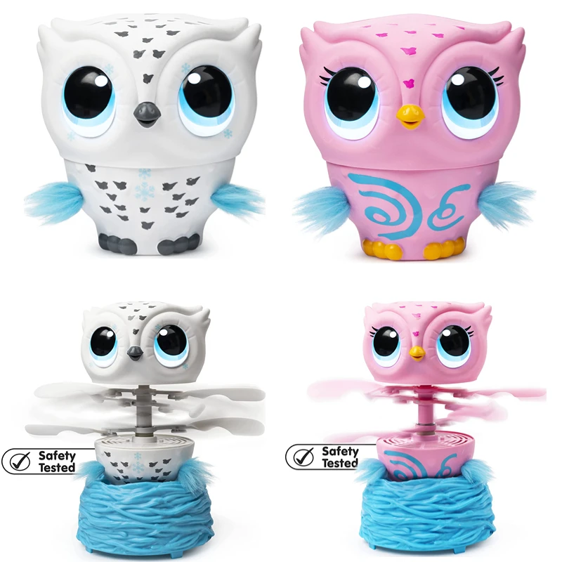 NEW Owleez Flying Baby Owl Interactive Toys for Kids with Lights ...