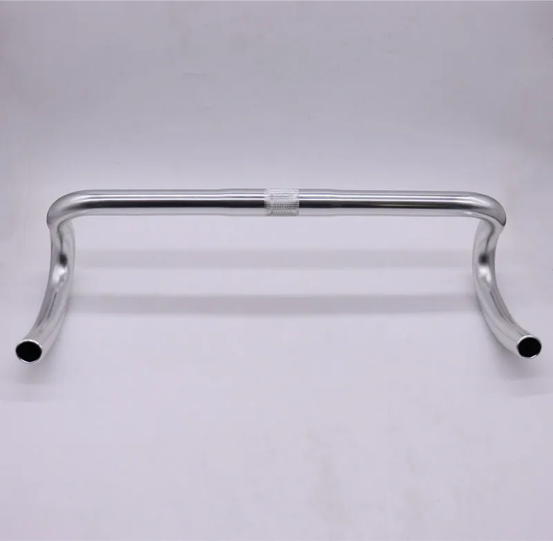 road bicycle handlebar 25.4mm * 380MM / 420mm Anode silver polish black ...