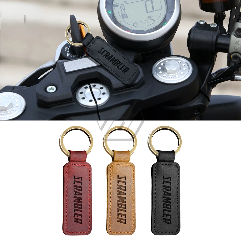 Motorcycle-Keychain-Motocross-Cowhide-Key-Ring-Fits-for-Honda-Yamaha ...