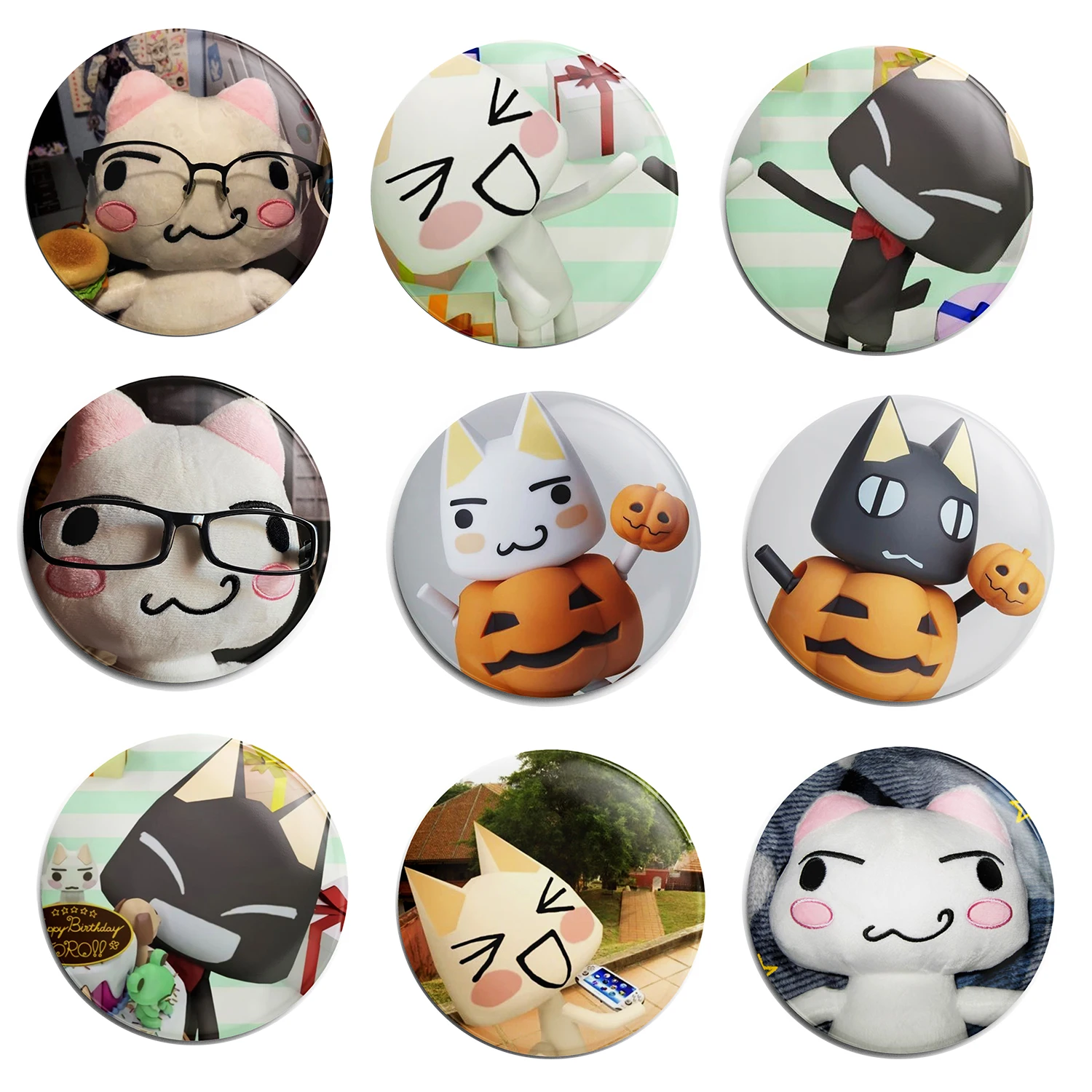 Toro-Inoue-Cat-Kawaii-Badge-Soft-Button-Lapel-Anime-Pin-Decor-Brooch ...