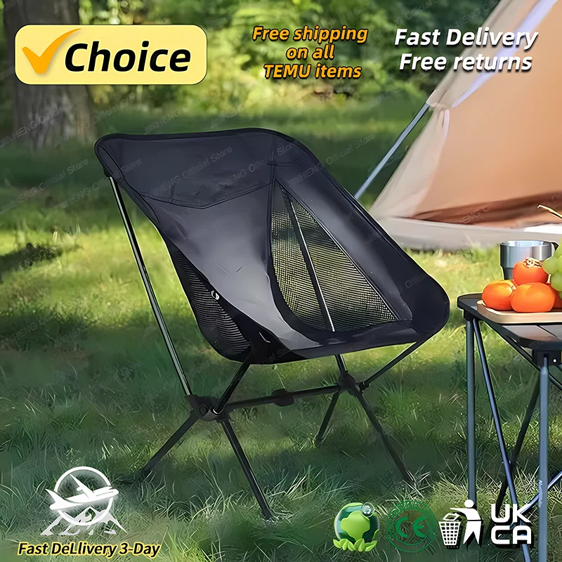New-Detachable-Portable-Folding-Moon-Chair-Outdoor-Camping-Chairs-Beach ...
