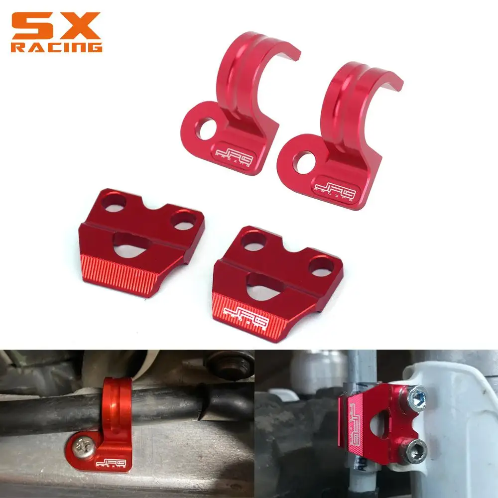Motorcycle-Front-Rear-Brake-Line-Holder-Hose-Clamp-For-Honda-XR250R ...
