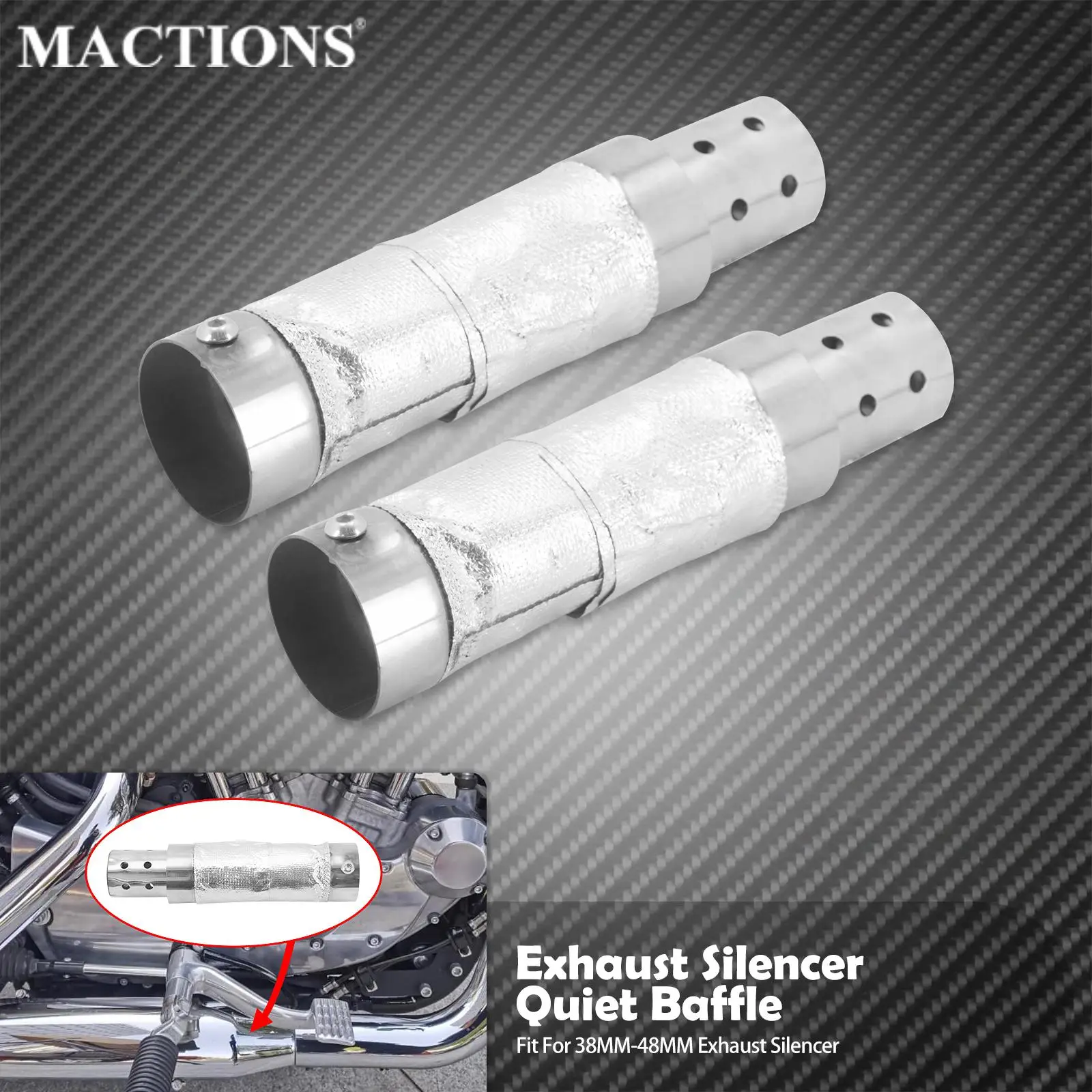Universal-Motorcycle-Quiet-Baffle-Exhaust-Pipe-Muffler-Silencer-For ...