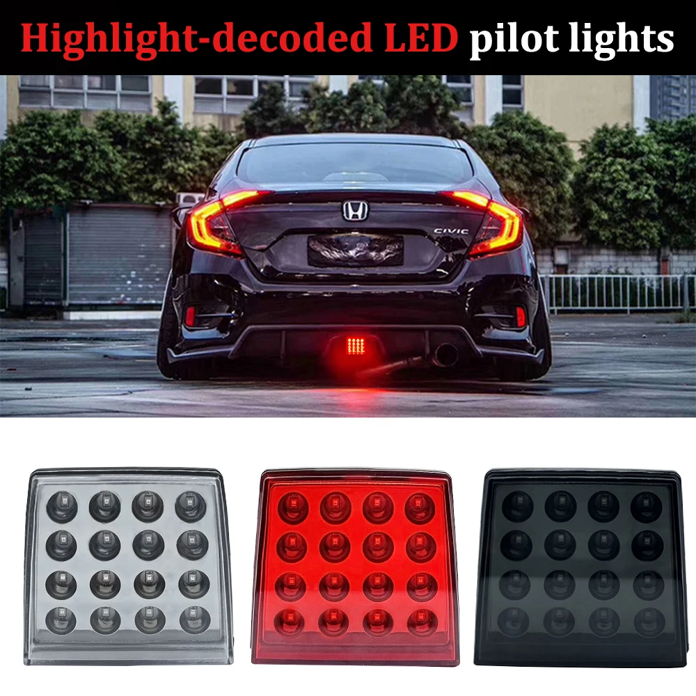 Flash-Strobe-F1-Style-Led-Brake-Pilot-Lights-For-Car-Motorcycle-Rear ...