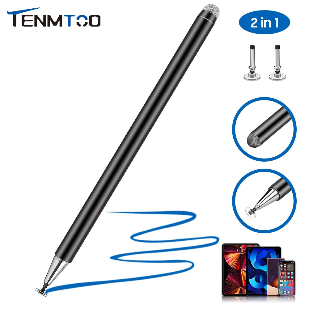 Tenmtoo-Touch-Pen-for-Tablet-2-In-1-Disc-Universal-Stylus-Pens-for-iPad ...