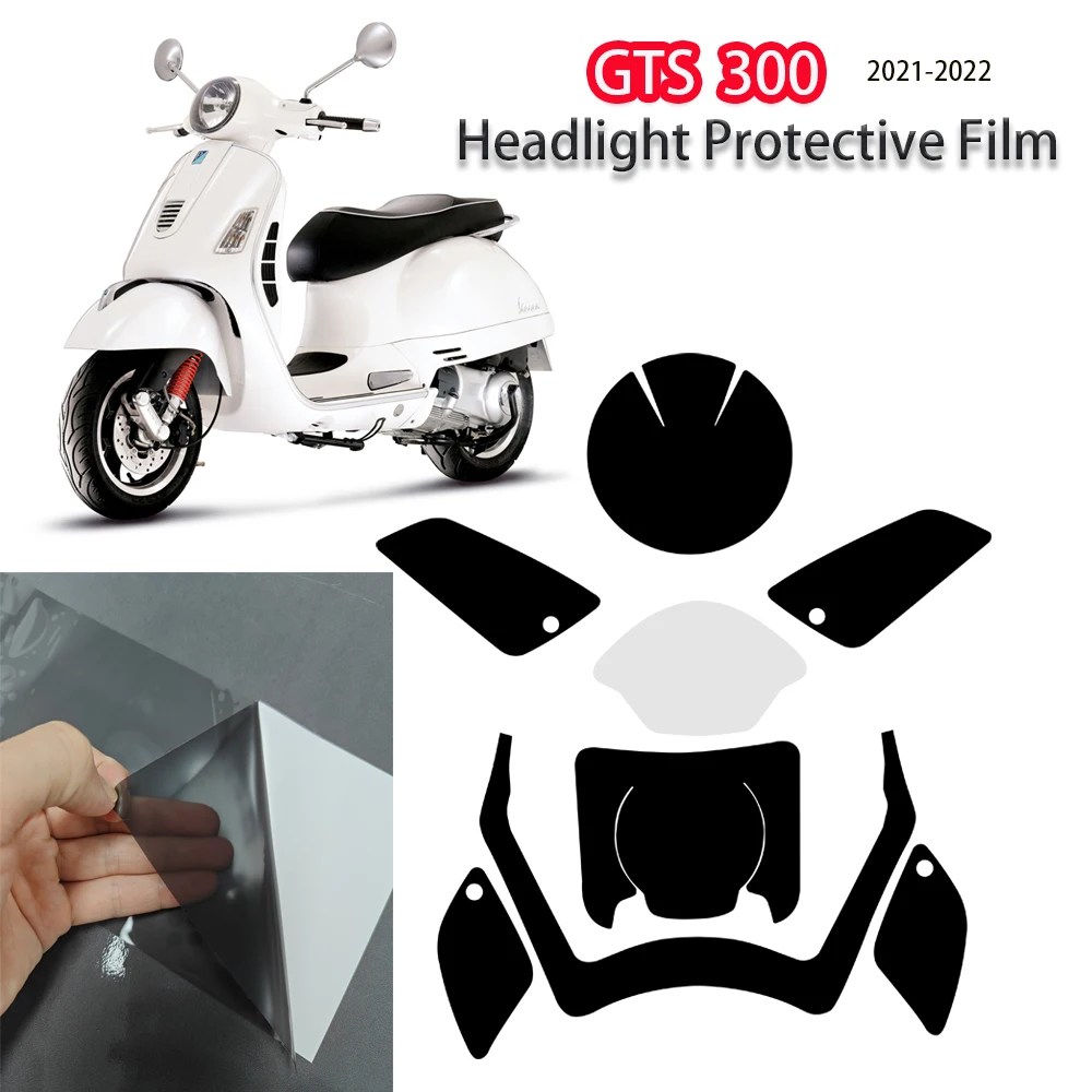 LED Film For VESPA GTS300 TPU Headlight Taillight Film Front and Rear ...