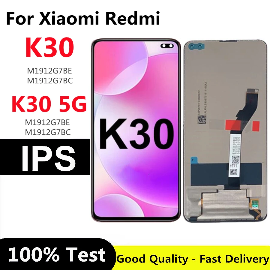 6,67 "para Xiaomi Redmi K30 4G 5G pantalla LCD de montaje de ...
