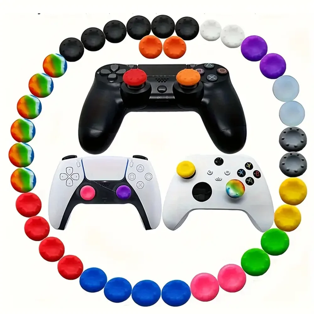 20PCS-Non-slip-Silicone-Analog-Joystick-Thumb-Stick-Grip-Cap-For-PS3 ...