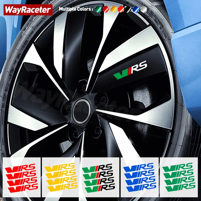 4-Pcs-Car-Tires-Alloy-Rim-Wheel-Sticker-Reflective-Graphics-Decal-For ...