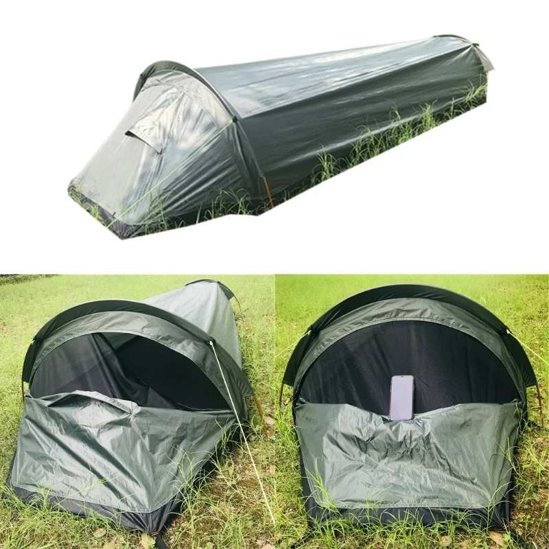 Watertight-Sleeping-Bag-Camping-Survival-Bivvy-Tent-for-Outdoor-Bivy ...