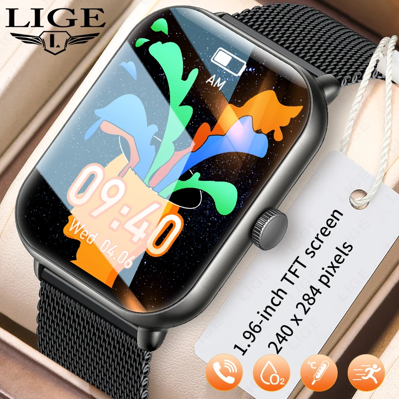 LIGE-1-96-inch-Smart-Watch-Men-Bluetooth-Call-Custom-Watch-Face-Women-s ...