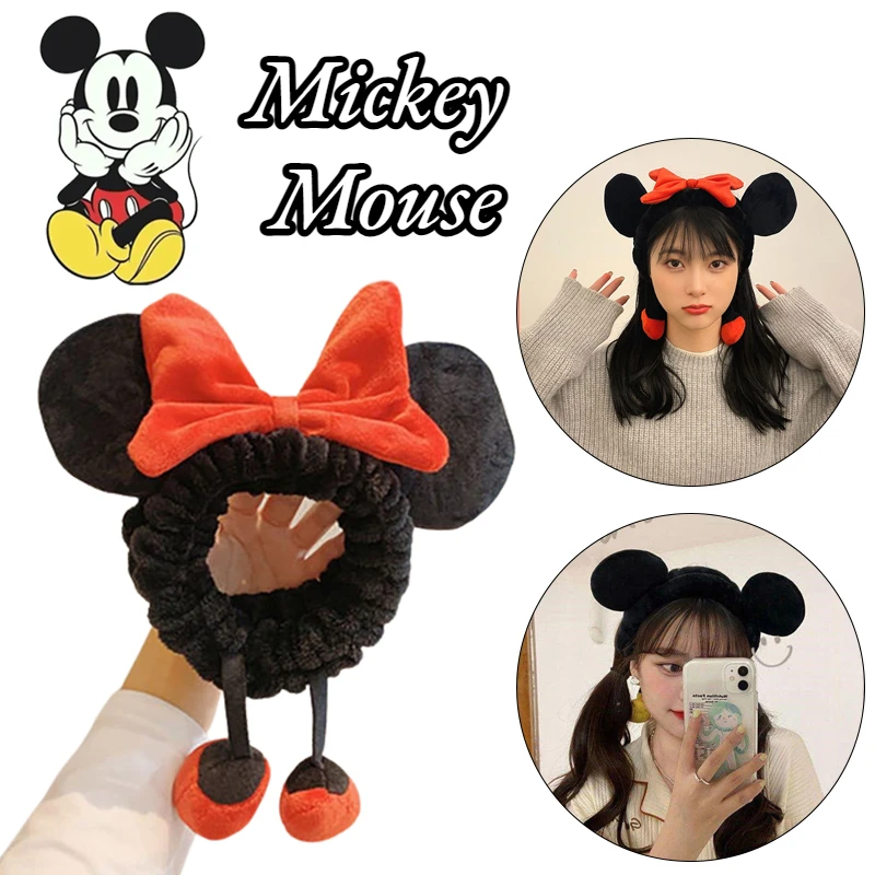 Disney diademas elásticas de Mickey Mouse para mujer, bandana de ...