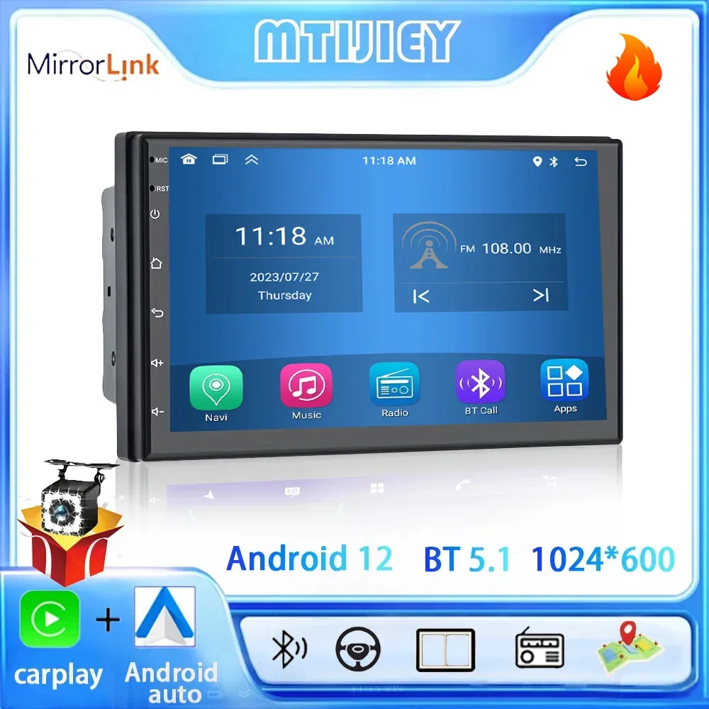 Android-12-Car-Radio-2-Din-Multimedia-Video-Player-Carplay-Android-Auto ...