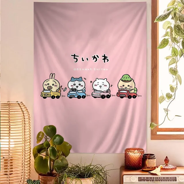 Chiikawa Cartoon Home Canvas Decoration - Chiikawa Plush