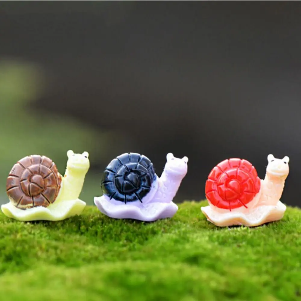 1Pcs-Cute-Mini-Resin-Snail-Miniature-Figurine-Fairy-Garden-Home ...