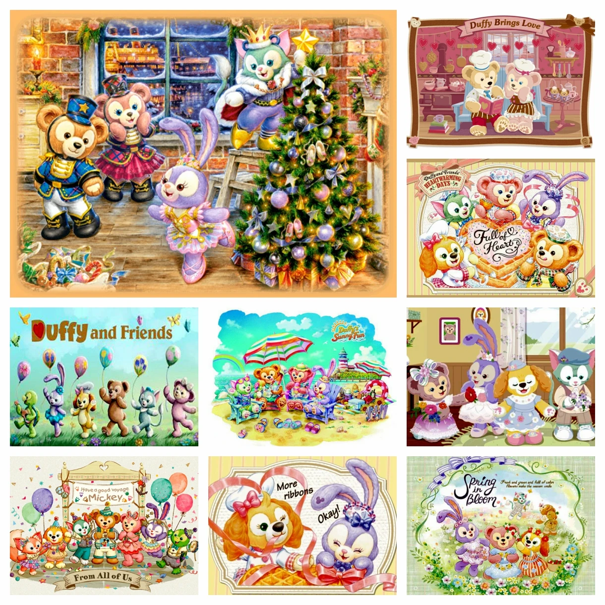 LinaBell-Duffy-and-Friends-5D-DIY-Diamond-Painting-Embroidery-Disney ...