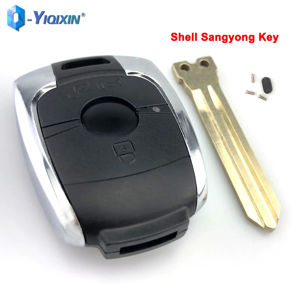 YIQIXIN-2-Button-Remote-Key-Shell-For-SsangYong-Korando-Kyron-Actyon ...