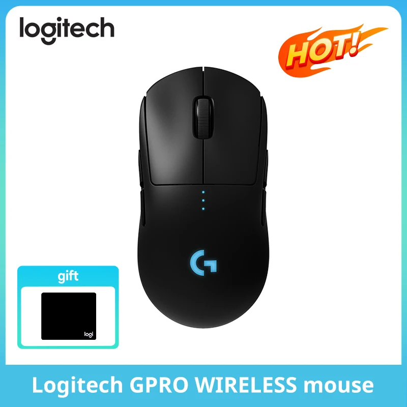 LOGITECH-G-PRO-Souris-de-jeu-sans-fil-l-g-re-vitesse-25600-PDI-avec ...