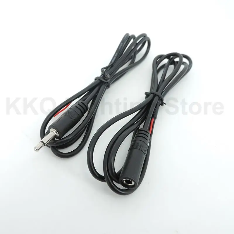 1-2-5pcs-1M-3-5MM-Audio-2pin-2-Core-Male-Female-jack-Extension-Cable ...