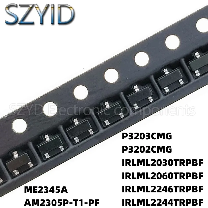 100PCS-SOT23-ME2345A-AM2305P-T1-PF-P3203CMG-P3202CMG-IRLML2060TRPBF-IRLML2244TRPBF.jpg