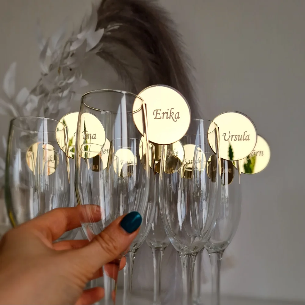 20pcs-Custom-Wedding-Place-Card-Glass-Marker-Wine-Drink-Tags-Gold ...