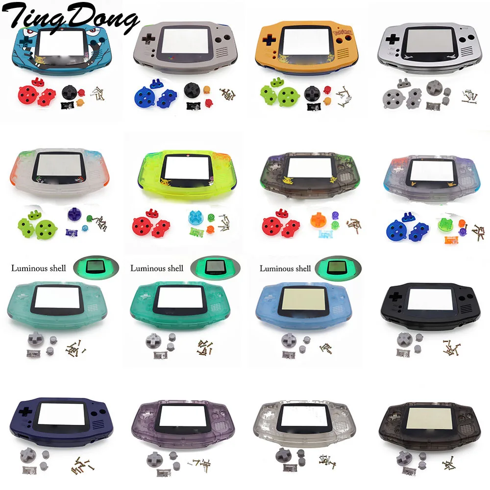 Habita-o-completa-Shell-para-Nintendo-Gameboy-GBA-Shell-Hard-Case-com ...