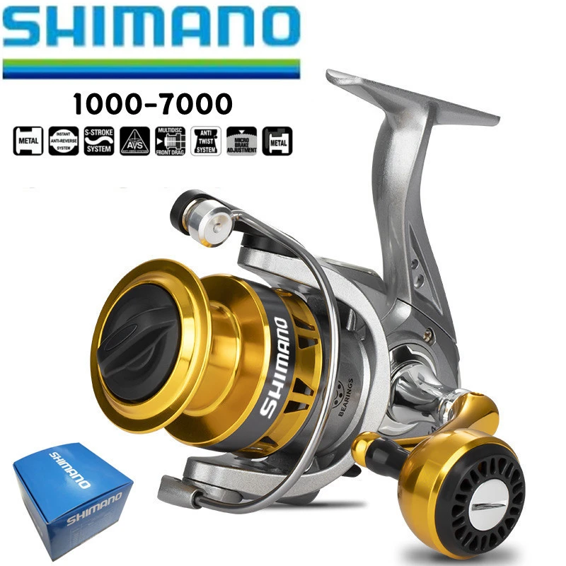 Shimano Spinning Reel 1000-7000 Ultralight Metal Spool Fishing ...